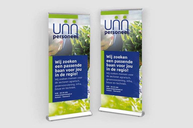 UNN Personeel - Roll Up banner - Mooijer Graphic